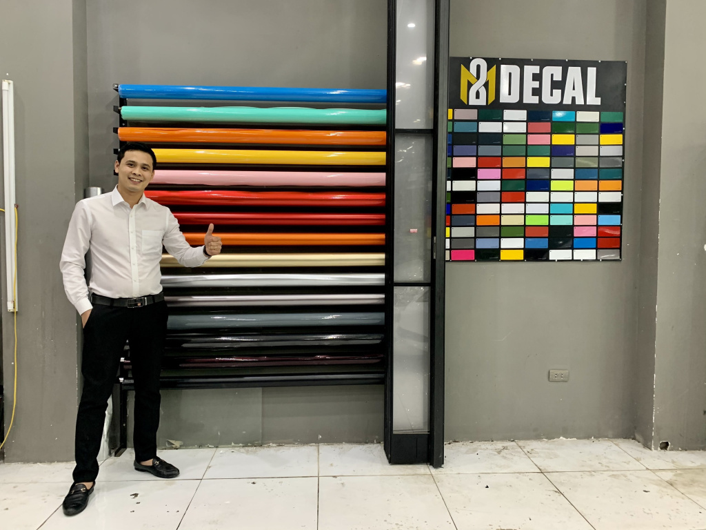Dán Decan Đổi Màu Xe Tại Long Biên